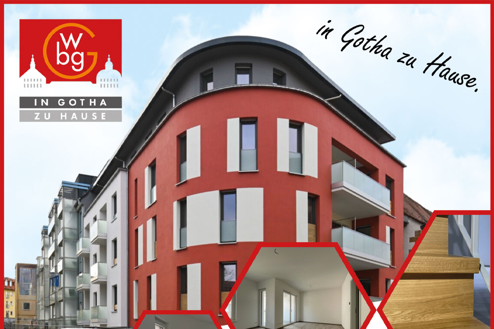 Wohnen am Schlosspark – Maisonette-Wohnungen in bester Lage! - WBG Gotha